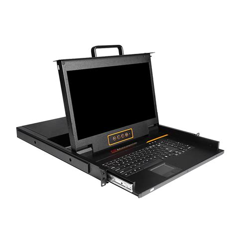 Rack Mount 17in Widescreen Lcd Kvm Console Hdmi® Dvi Vga Kinan High Quality Kvm Switch