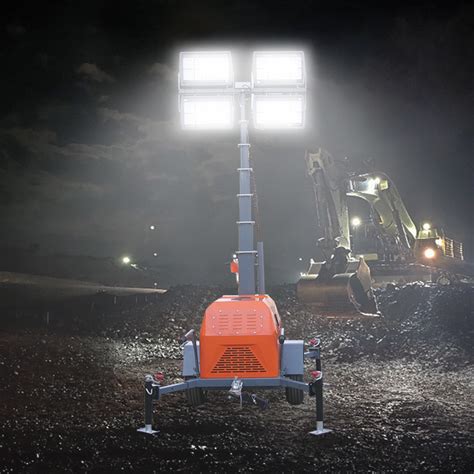 Portable Lighting Tower High Power Mobile Light Tower Led Light