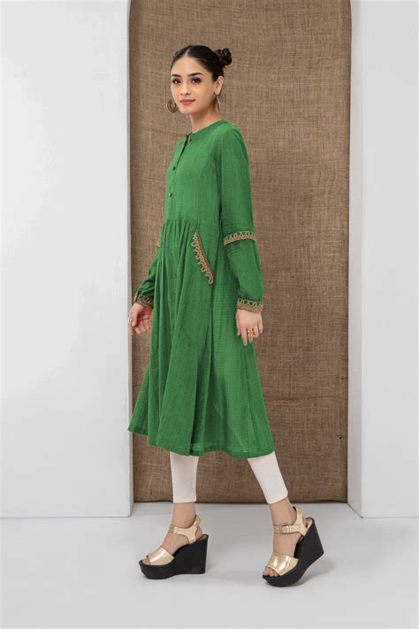 Shirt Green Mb Ss21 156 Mariab Designs Pk