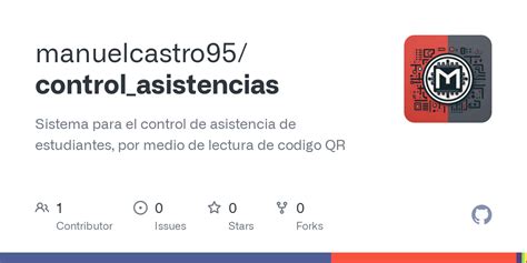 Github Manuelcastro95controlasistencias Sistema Para El Control De