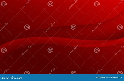Red Curve Wave Lines Soft Gradient Abstract Background For Artwork