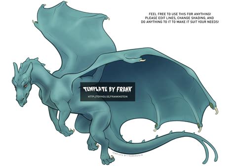 F2u Pernese Dragon Template On Toyhouse