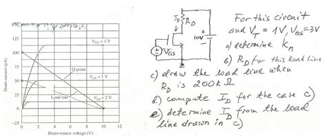 Solved For This Circut T And VT 1V VGS 3 V A Determine Kn Chegg Com