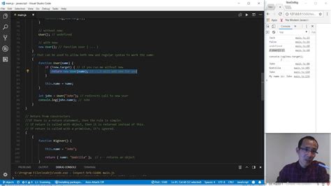 Modern Javascript Objects 6 Constructor Operator New Youtube
