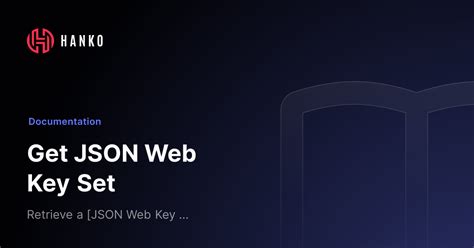 get json web key set hanko