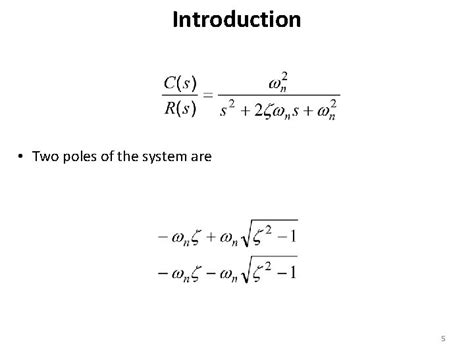 Control Systems CS Lecture Time Domain Analysis