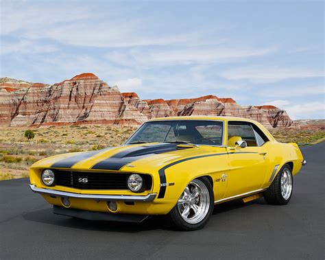 1969 Camaro Ss 396 Yellow