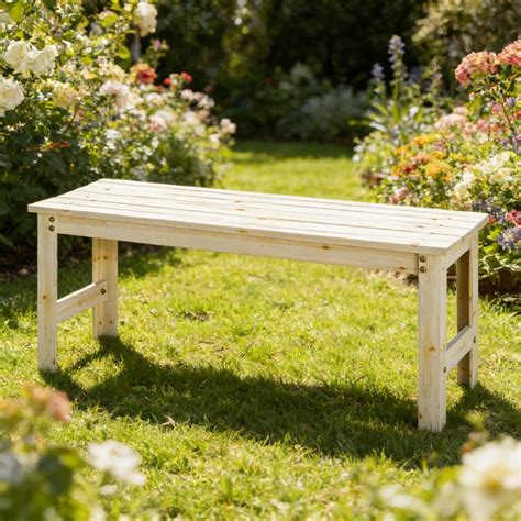 August Grove® Wood Outdoor Bench Wayfair