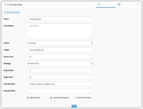 Coverage Step 120feet Coverage Step 120feet