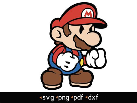 Paper Mario 2 Svg Png Pdf Dxf Etsy
