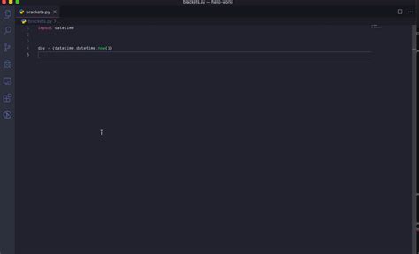 When Set Python AutoComplete AddBrackets True In The Auto Completed Brackets The