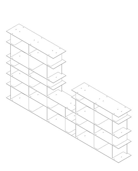 Stack Furniture Modular Aluminum Shelving System