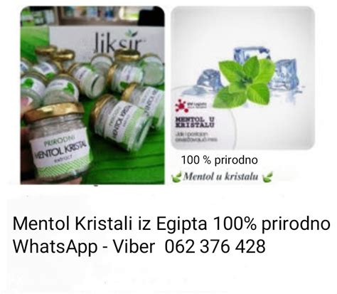 Mentol Kristal Kristal Mentol Hrana I Piće Ostalo Sarajevo Centar Olxba