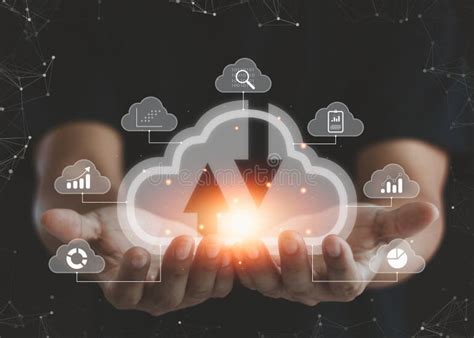 Cloud Computing Technology Concept Big Data Analytics And Business