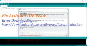 How To Fix Arduino IDE Additional Library Installation Error IoTbabes