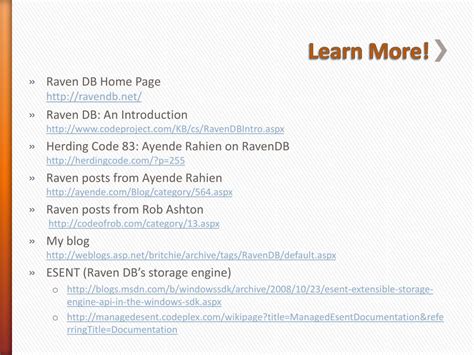 Ppt Document Databases And Ravendb Powerpoint Presentation Free