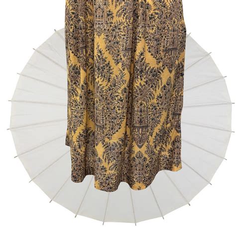 미사용품 일본 빈티지 오리엔탈 앤틱 패턴 브이넥 캡소매 원피스 후루츠패밀리