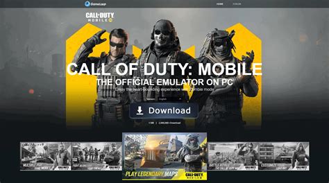 Call Of Duty Mobile Download On Pc Emulator Gameloop Call Of Duty