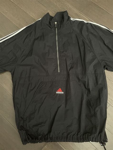 Vintage Adidas Windbreaker Jacket Soccer Xl Ebay