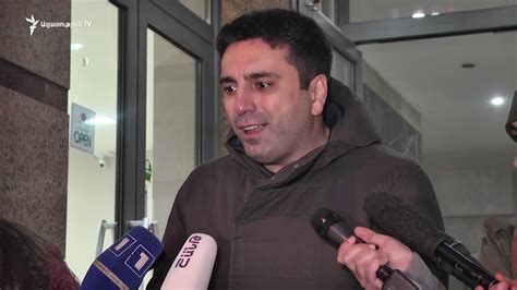 Ալեն Սիմոնյանի ճեպազրույցը Youtube