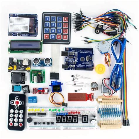 KIT DE DÉMARRAGE complet pour Arduino compatible R avec module d alimentation EUR