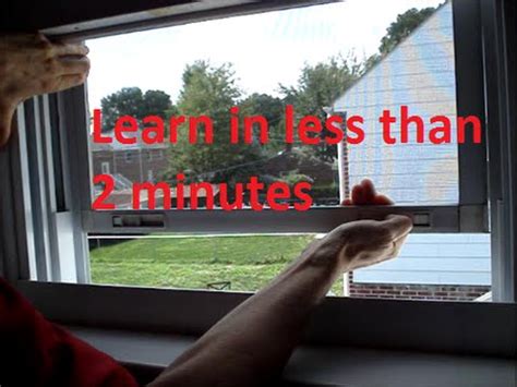 How To Remove Screen From Basement Window Openbasement