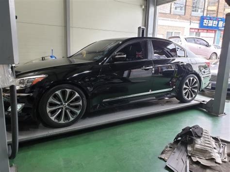 제네시스 Ecs 경고등 에어쇼바 교환 에어서스펜션 점검 에어쇼바 차고보정 일산 대화동 J모터스 네이버 블로그