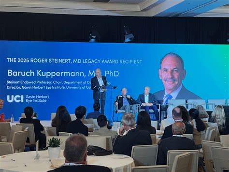 Dr Baruch D Kuppermann Receives 2025 Roger Steinert Md Legacy Award At Octane Otf Uc Irvine