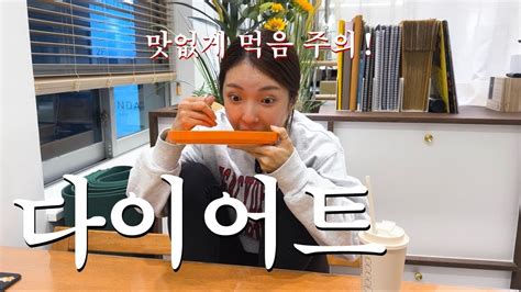 [먹방] 다이어트 하고싶으면 이 먹방 보세요😜 Youtube