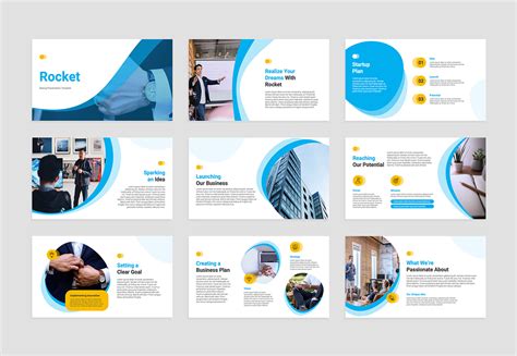 Startup Powerpoint Presentation Template Graphue