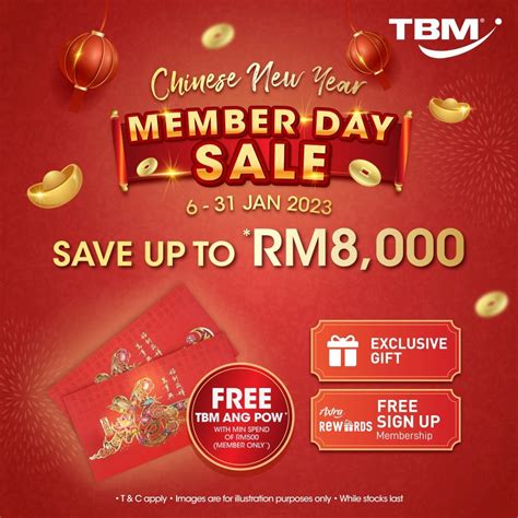 Tbm Cny Sale Member Day 6 31 Jan 2023 Tbm Online