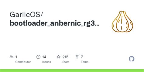 Github Garlicosbootloaderanbernicrg35xxplus