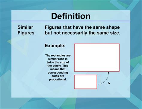 Definition Transformations Similar Figures Media4math