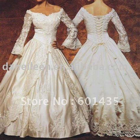 Wr0158 Custom Made Beaded Lace Long Sleeve Wedding Gowns On Aliexpress