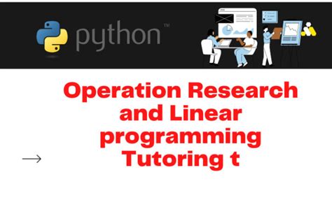 Tutor Operation Research Excel Solver Linear Programming Coding By Dr