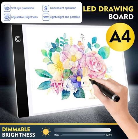 Arduino Led Drawing Board With Usb Interface With Smart Brightness Settings Was Sold For 122