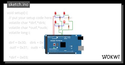 Dotmatrixprototype2 Wokwi Esp32 Stm32 Arduino Simulator