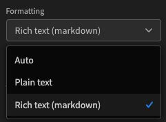 Text Inputs