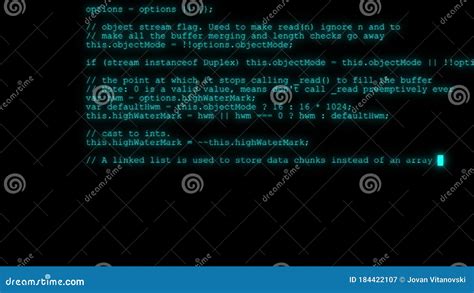 Hacker Code Running Stock Video Video Of Information