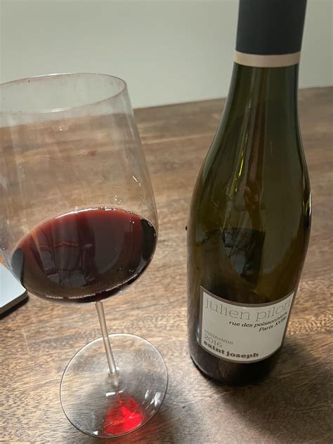 Julien Pilon Saint Joseph Rue Des Poissonniers Rouge 2016 Rwine