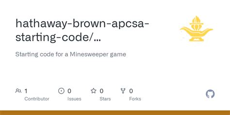 GitHub Hathaway Brown Apcsa Starting Code Minesweeper Starting Code