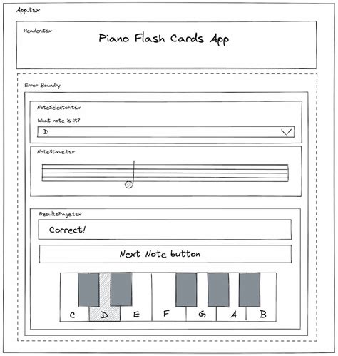 Piano Flash Cards React App Greg Jopa
