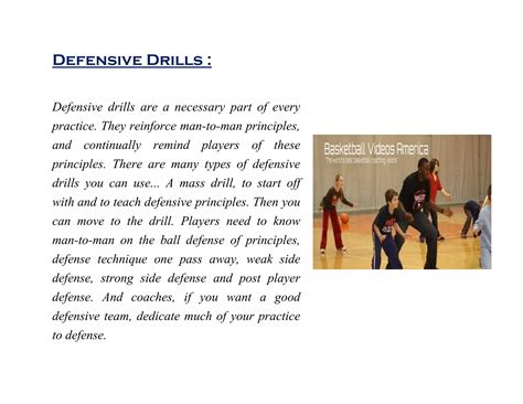 Basketball Defensive Drills Pdf