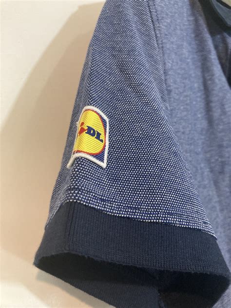 Lidl Grocery Store Employee Uniform Work Polo Shirt M Gem