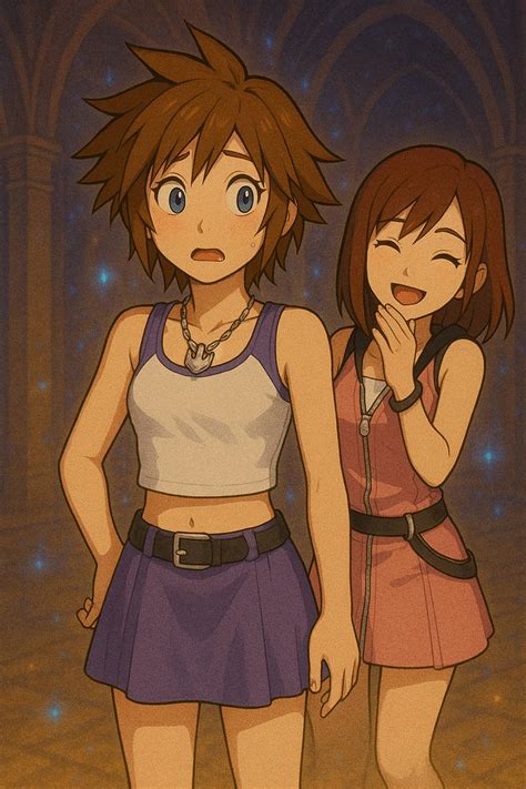 Sora Magically Turns Into A Girl Part 3 By Maniac78 On Deviantart