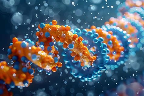 Extreme Close Up Visualization Of Enzyme Catalyzed Biochemical