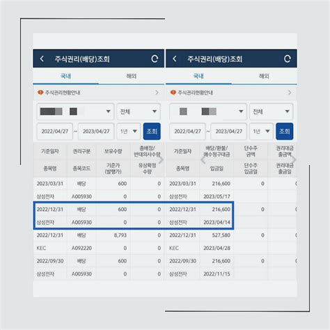 삼성전자 주식배당금 지급일 조회 및 배당소득세 세금계산 소액부징수 네이버 블로그