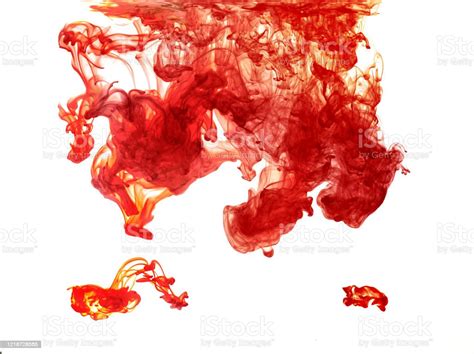 물에 빨간 잉크 색상 추상 배경 컬러 페인트물에 떨어집니다 잉크 소용돌이 수중 흰색 배경에 부드러운 잉크 충돌의 구름 다채로운 추상 연기 폭발 애니메이션입니다 페인트에 대한