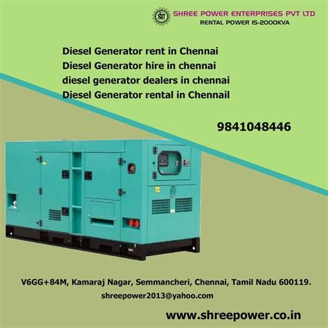 Diesel Generator Hire In Chennai Diesel Generators Power Diesel