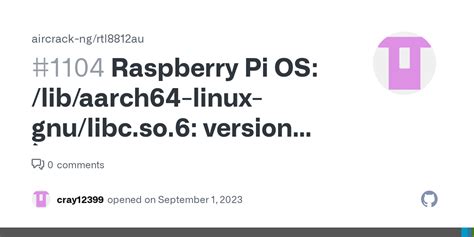 raspberry pi os lib aarch64 linux gnu libc so 6 version `glibc 2 33